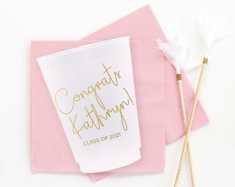 Custom Graduation Cups Custom Plastic Cups Personalized Photo ...