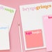 Personalized Notepad for Kids Girls Lined Writing Paper With Envelopes ...