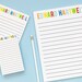 Boys Lined Notepad - Personalized Notepad for Kids - Boys Stationery ...
