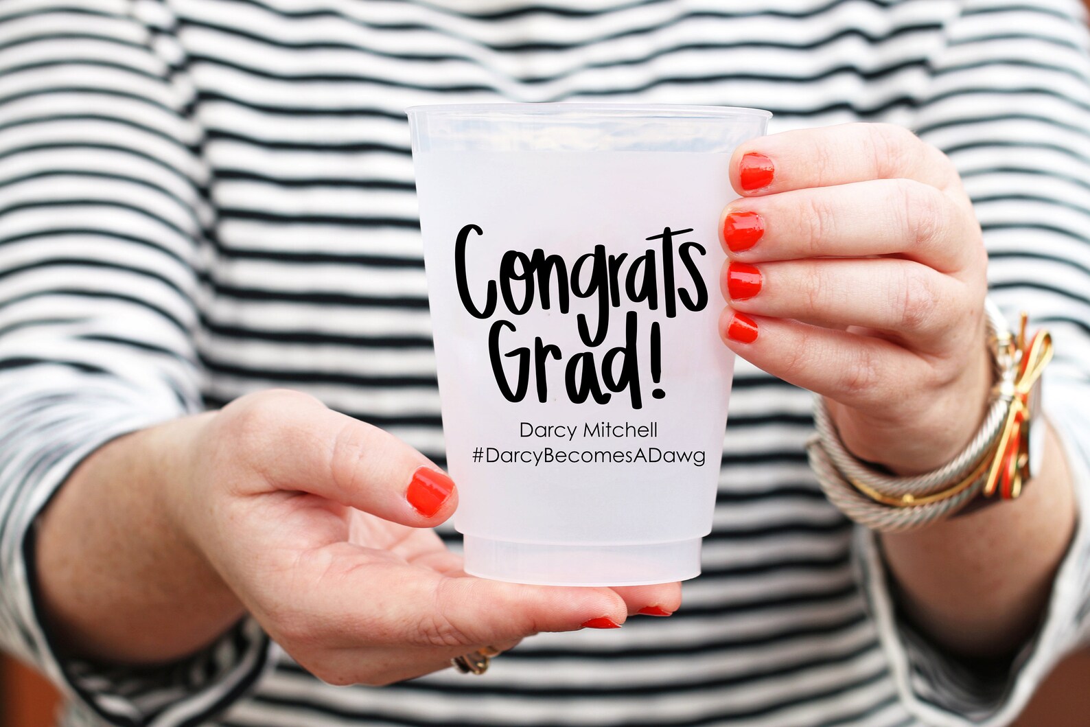 Graduation Party Cups Personalized Plastic Cups Class of 2022 - Etsy
