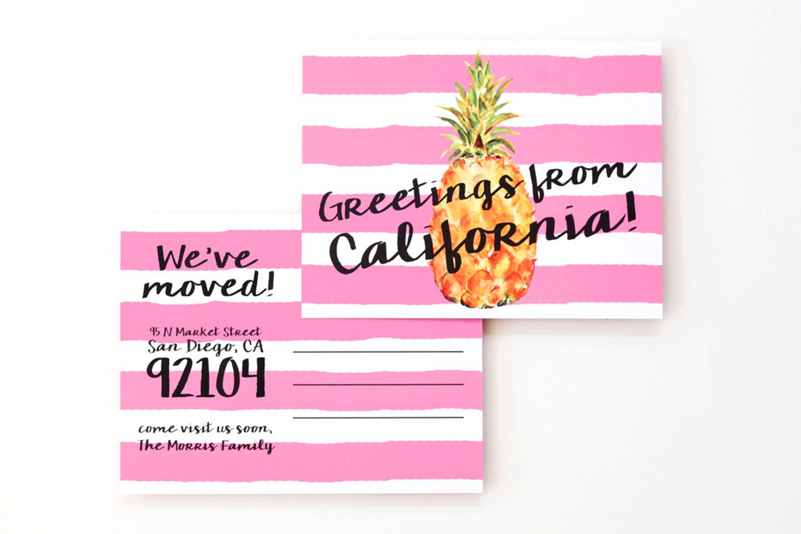 Change of Address Postcards Moving Announcement Cards Greetings From ...