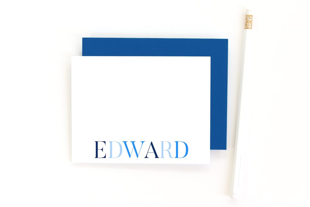 Baby Boy Thank You Notes / Personalized Stationery Sets for Kids ...