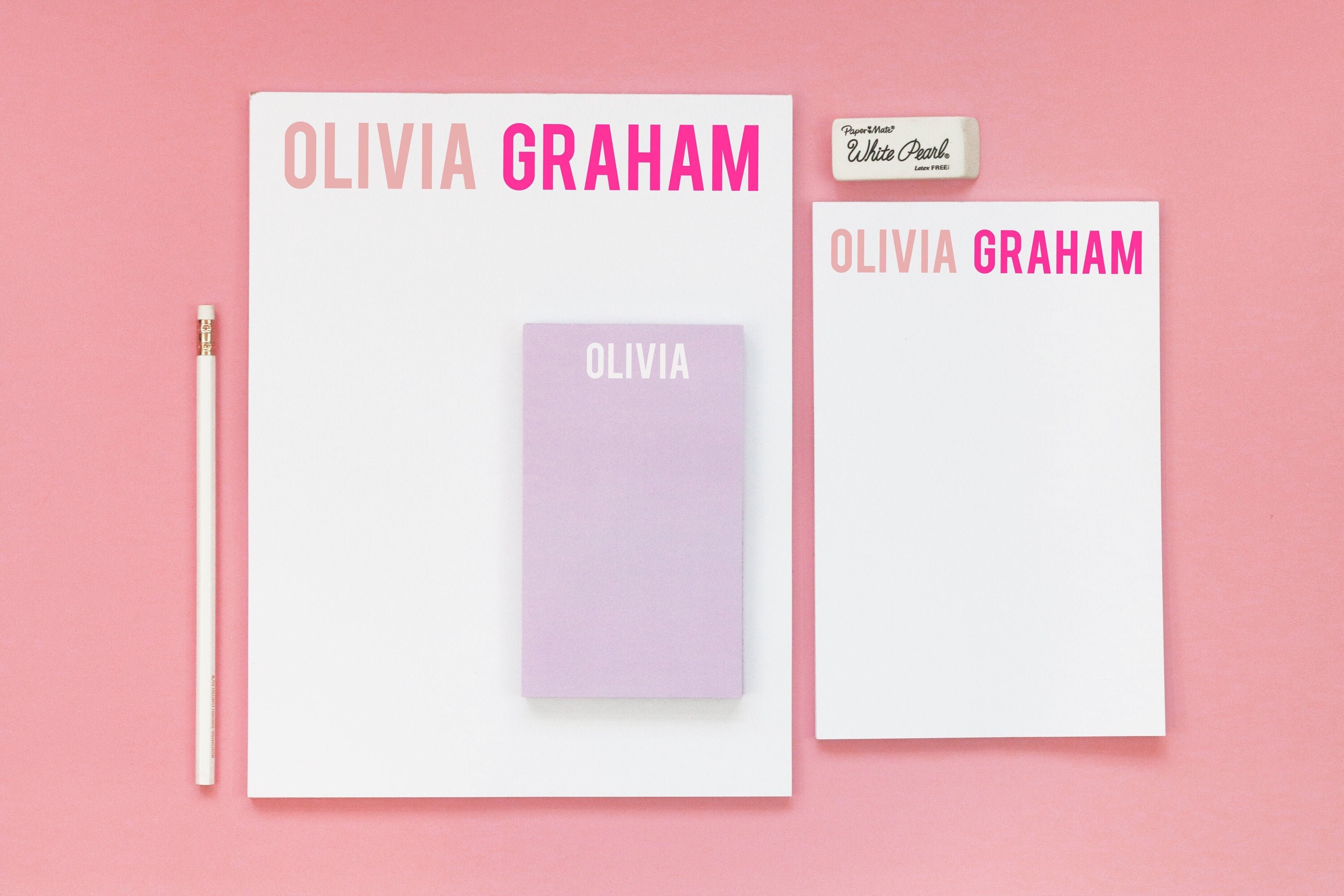 Personalized Notepad With Name Girls Custom Note Pad to Do | Etsy