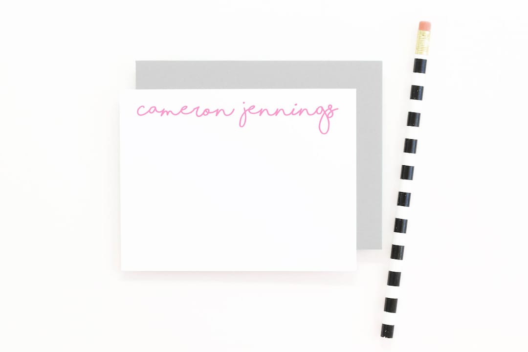 Personalized Thank You Notes Custom Stationery Set Personalized ...