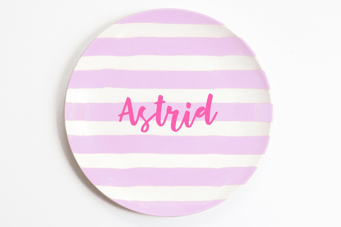 Personalized Plates for Boys Kids Melamine Plate Custom - Etsy