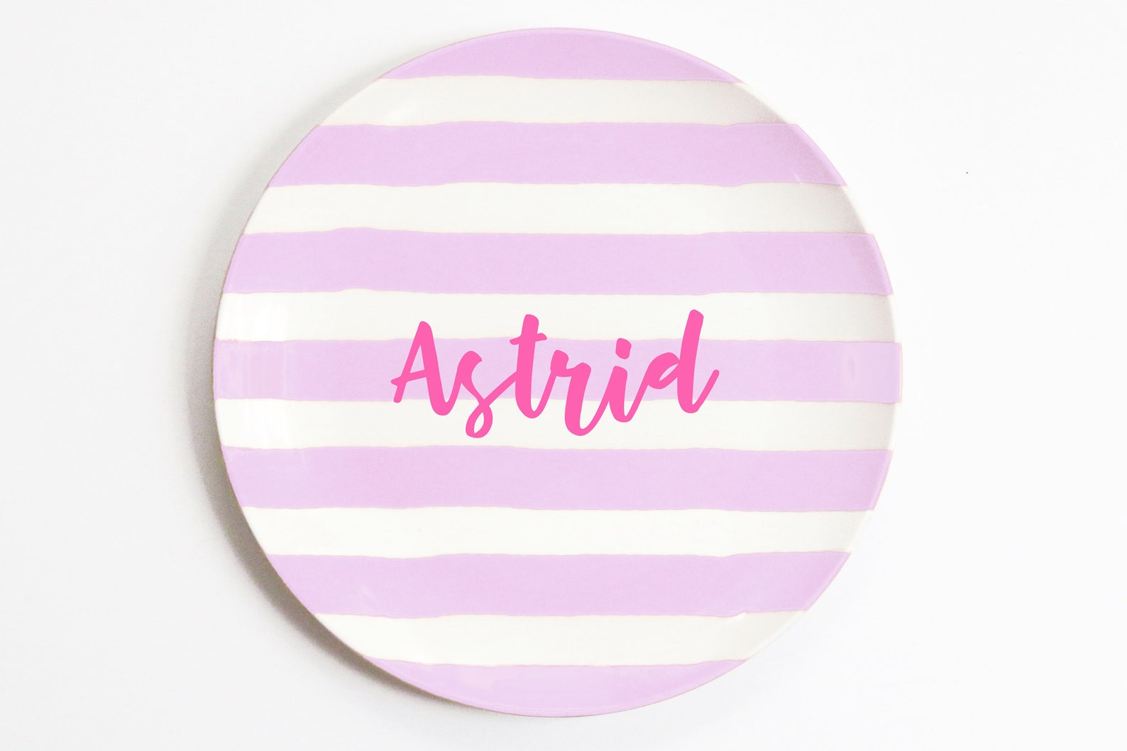 Personalized Plates for Boys Kids Melamine Plate Custom Child's Plate ...