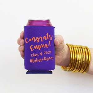 Graduation Party Favors Personalized Can Coolers Graduation Party ...