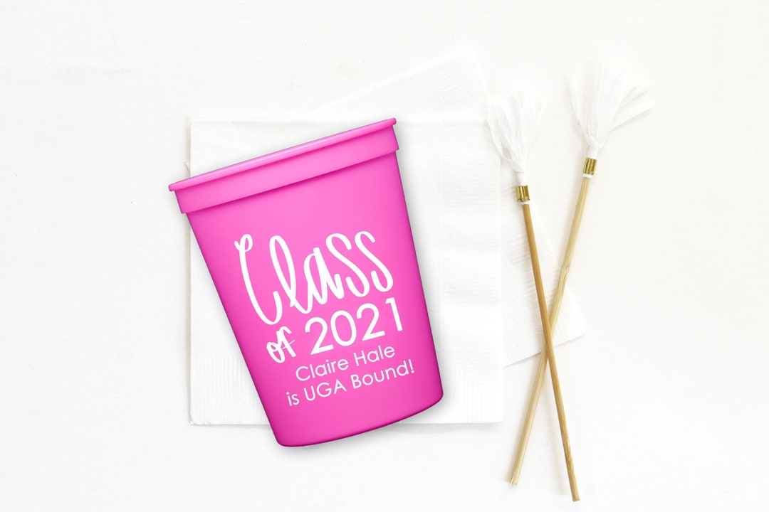 Class of 2024 Graduation Cups, High School College Graduation Party ...