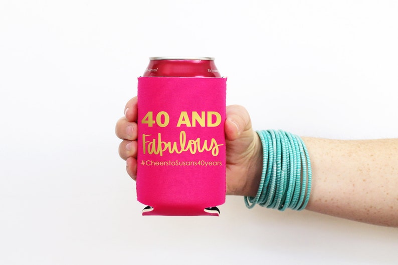 40th Birthday Cups, Custom Foam Party Cups, 40th Birthday Decorations ...