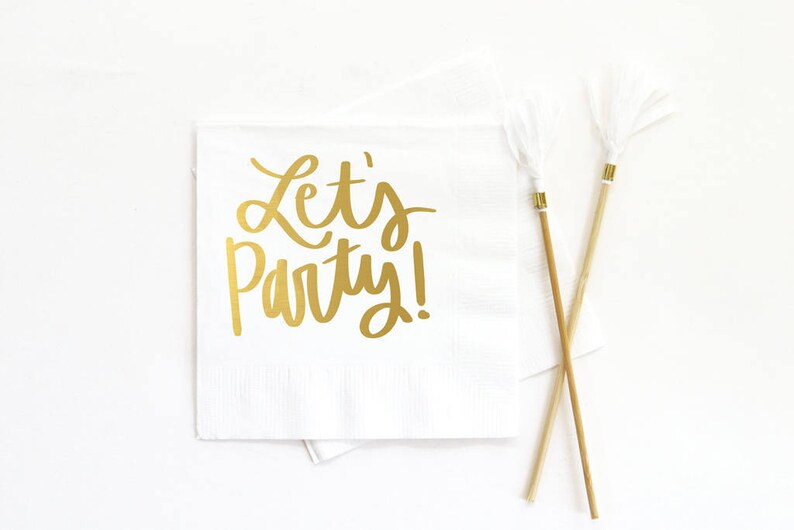 Birthday Napkins Cheap Cocktail Napkins for Bar Cart Hostess - Etsy