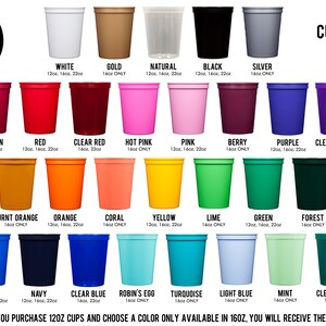 40 and Fabulous Personalized Plastic Cups, 40th Birthday Party ...