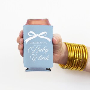 Blue Bow Cups for Boy Baby Shower - Personalized Cups - Etsy
