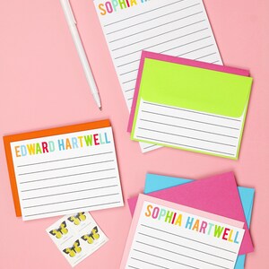 Boys Lined Notepad - Personalized Notepad for Kids - Boys Stationery ...