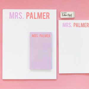 Family Notepad- Personalized Note Pad With Name- Custom Family ...