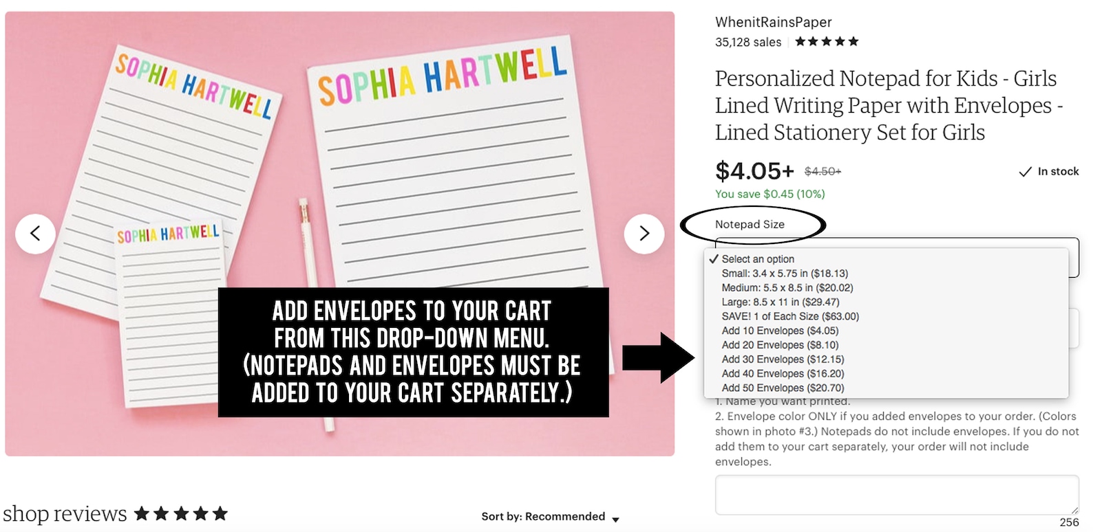 Girls Notepads Personalized Notepad for Girls Kids - Etsy