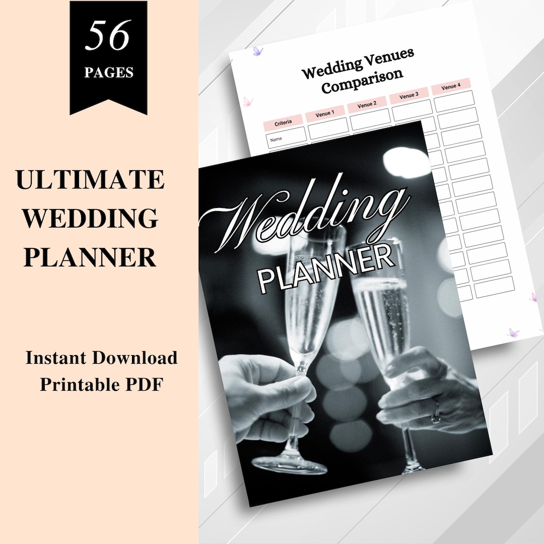 Complete Wedding Planner Printable | Bridal Binder Organizer (PDF 2026 ...