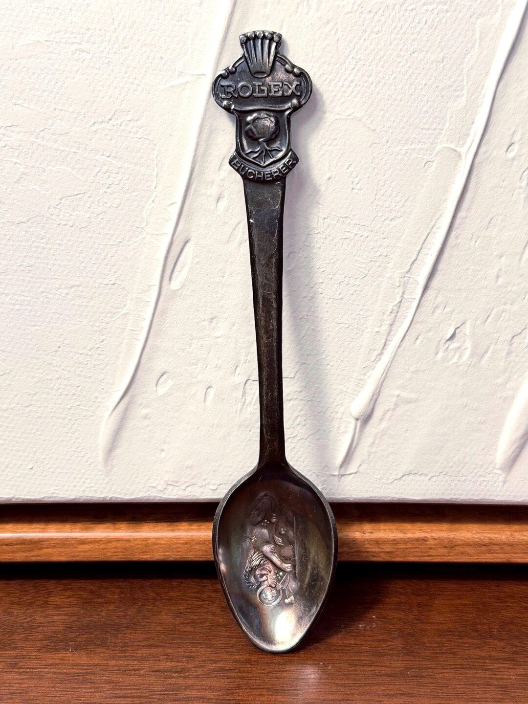 Vintage ROLEX Bucherer of Switzerland Souvenir Spoon | Swiss Motif ...