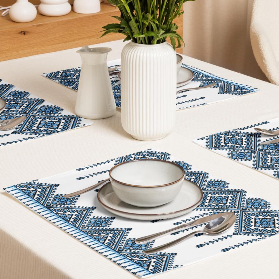 Placemat Set – Dining Table Decor, Modern & Durable, 4 Pieces - Etsy