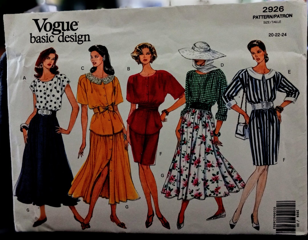 Vogue Basic Design 2926 - Etsy