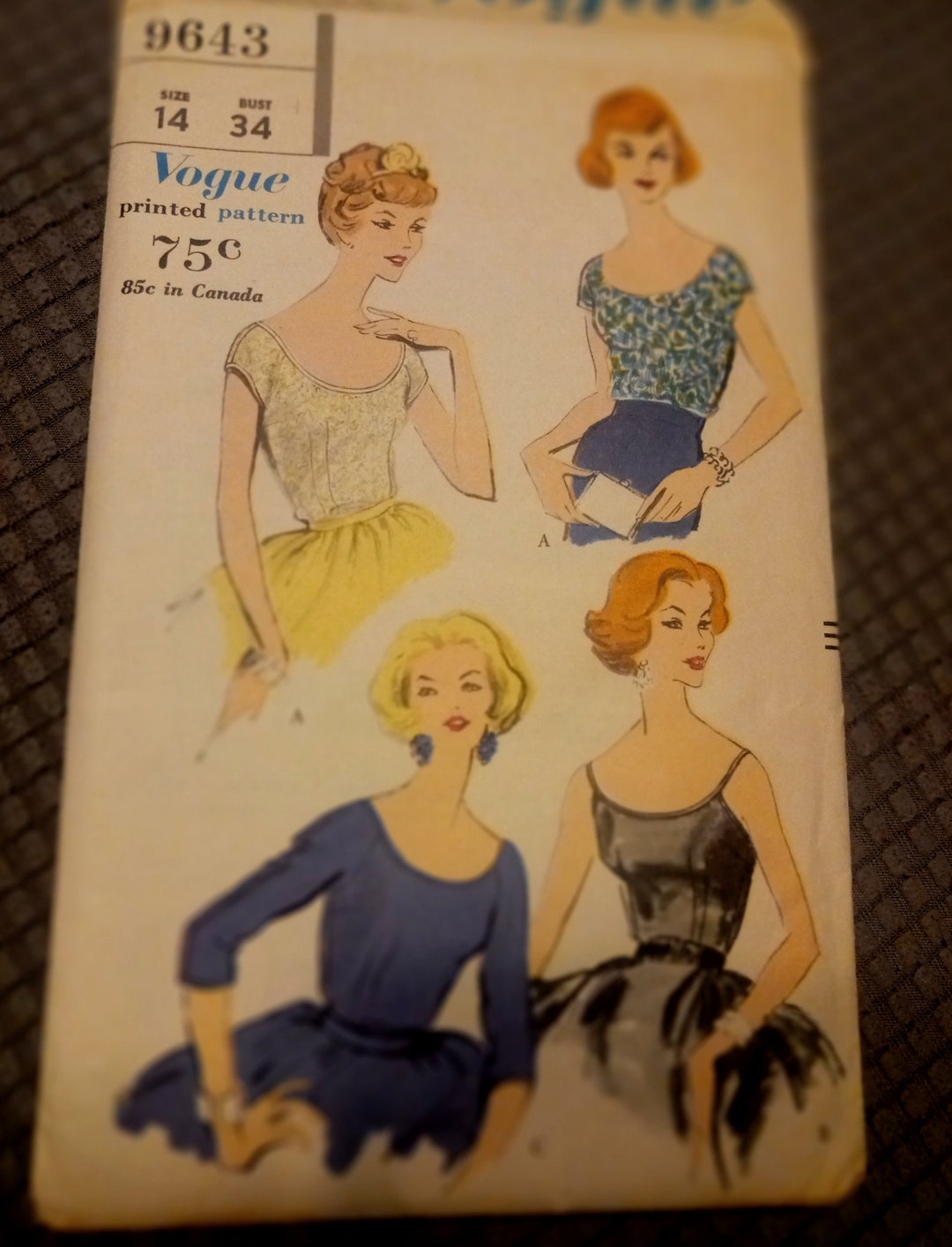 Vogue 9643 - Etsy
