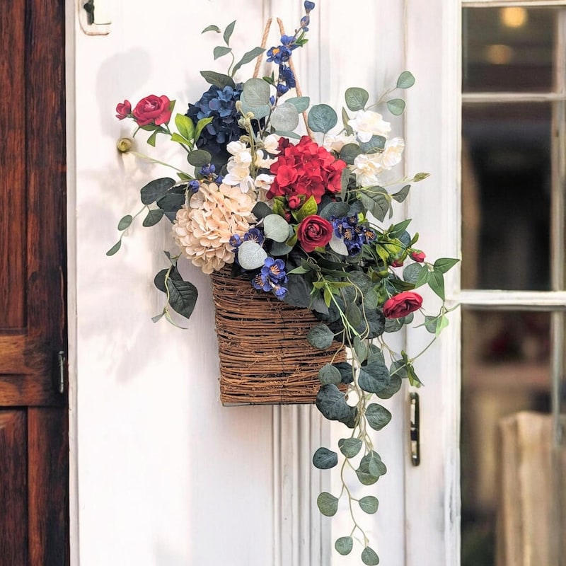 Door Basket Patriotic - Etsy
