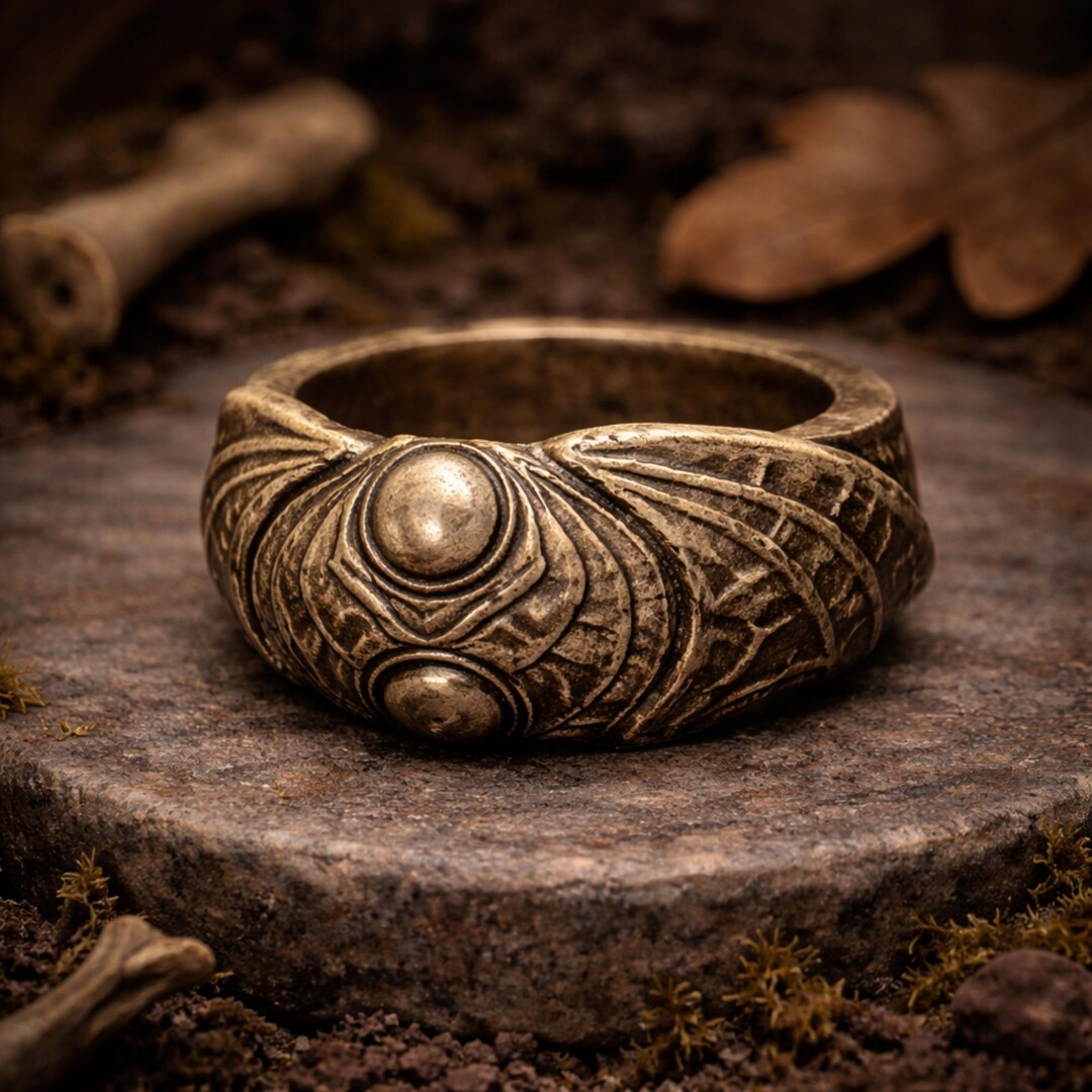 Sterling Silver Ring of Namira, Daedric Artifacts, Gothic Rings, Unique ...