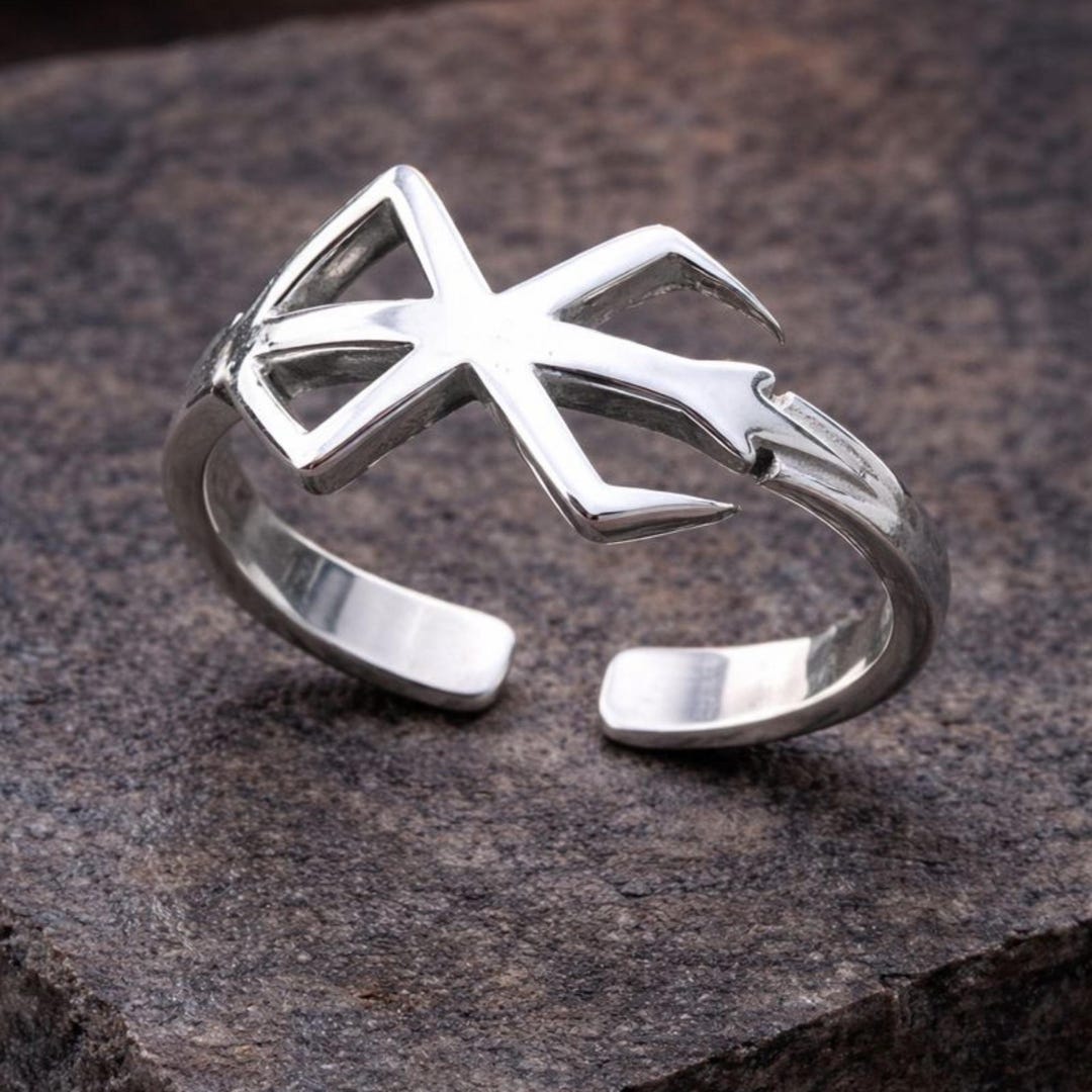 Sterling Silver Guts Berserk Ring, Brand of Sacrifice Ring, Anime ...