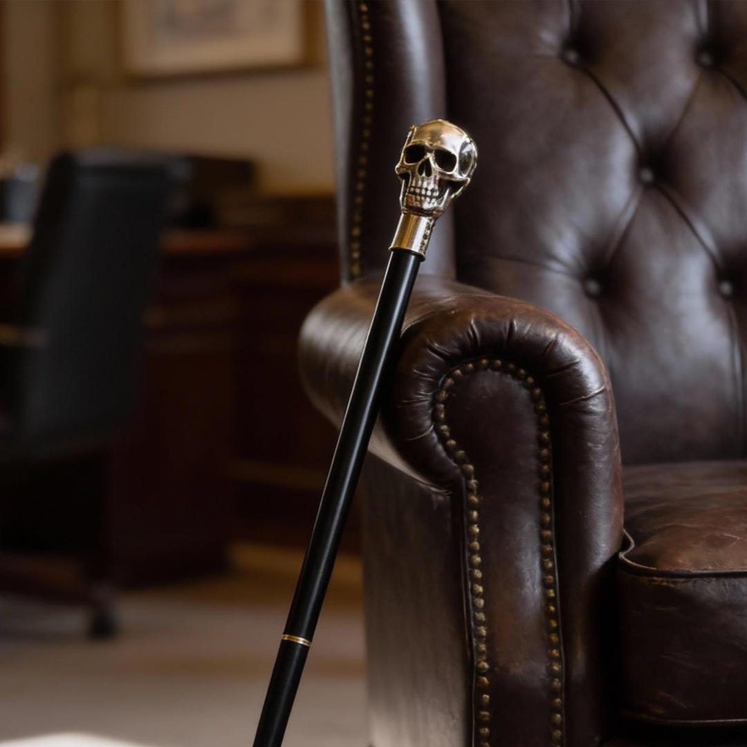 Skull Walking Cane, Skull Walking Staff,gothic Walking Cane,cosplay ...