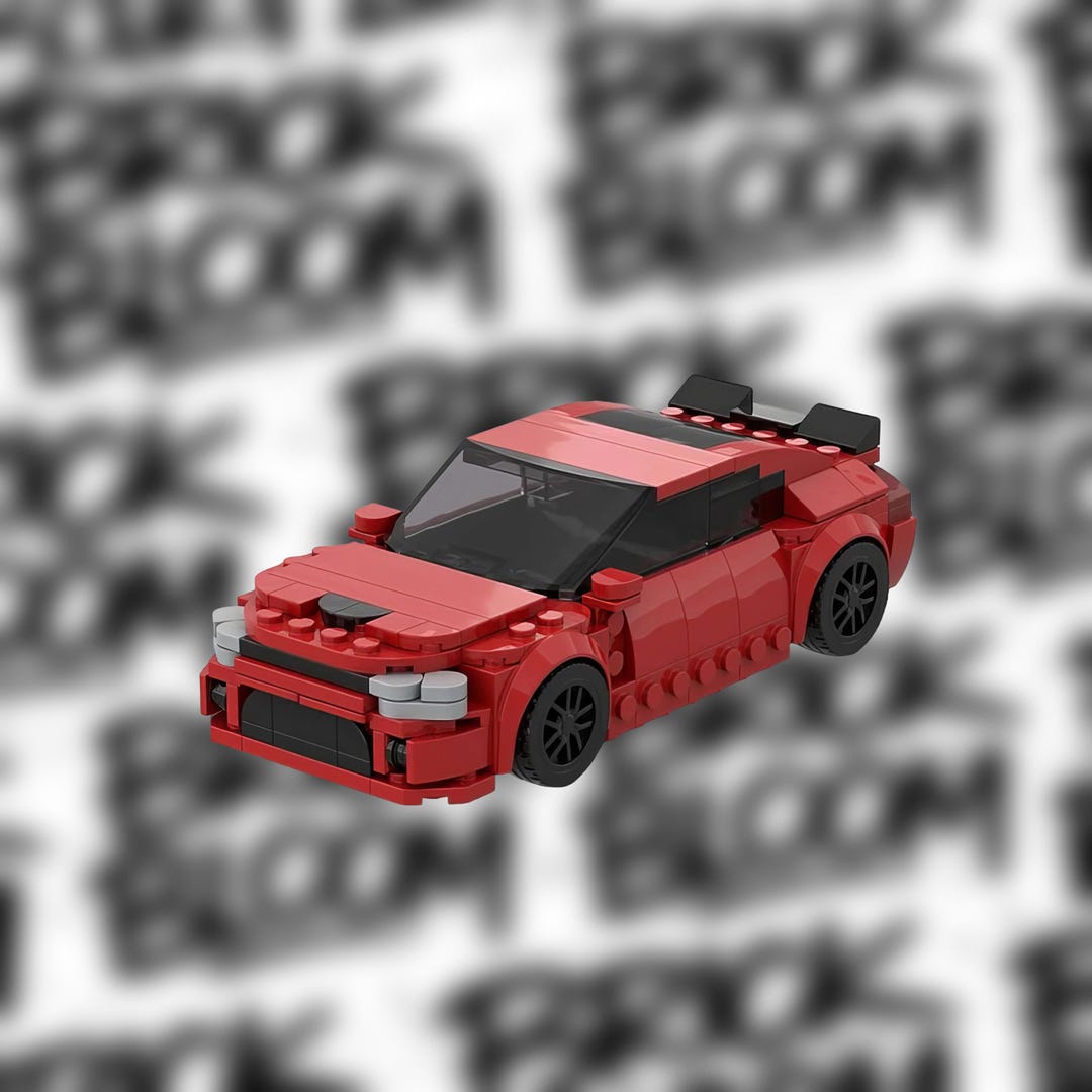 MOC Dodge Charger SRT Brick Blocks, 255pcs, Compatible With LEGO - Etsy ...