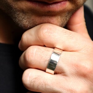 Secret Message Ring Men 925 Sterling Silver Ring for Men Customized ...