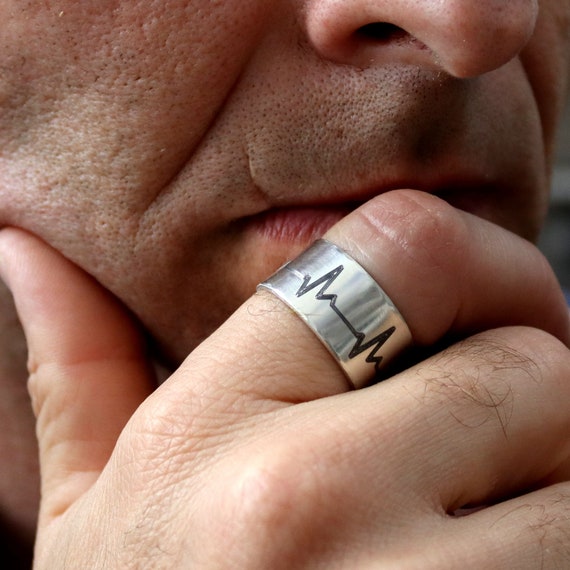 Mens silver index finger rings store