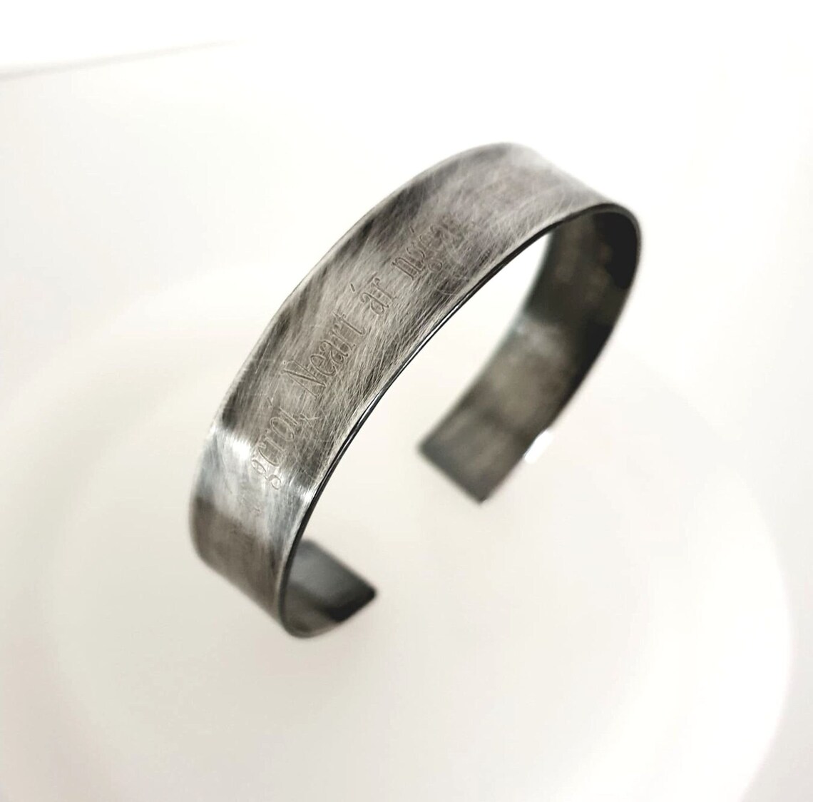 Rustic Mens Bracelet Custom Cuff Bracelet for Men Hidden - Etsy