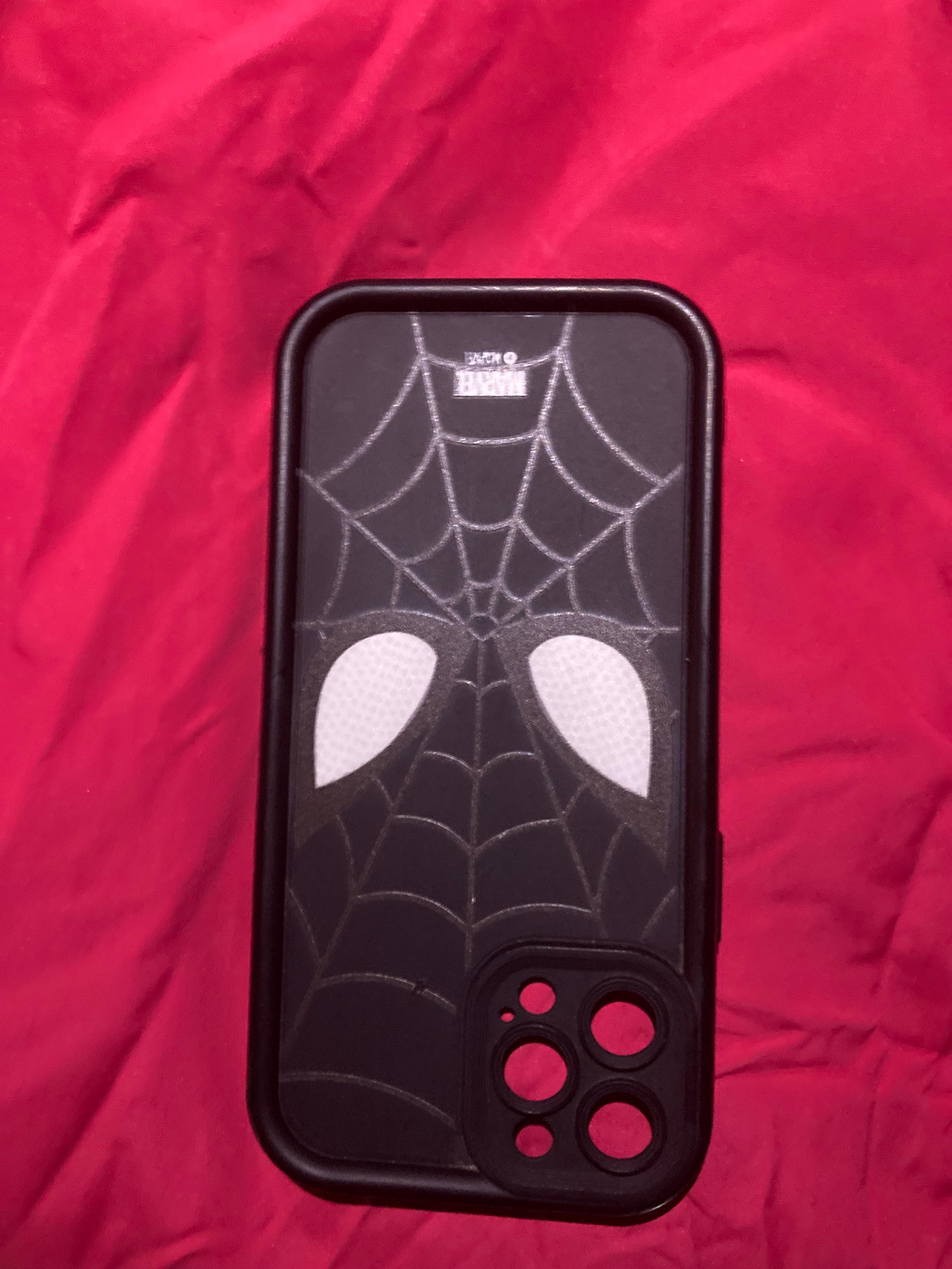 Spider Hero Phone Case – Dark Web Design iPhone Case, Minimal Superhero ...