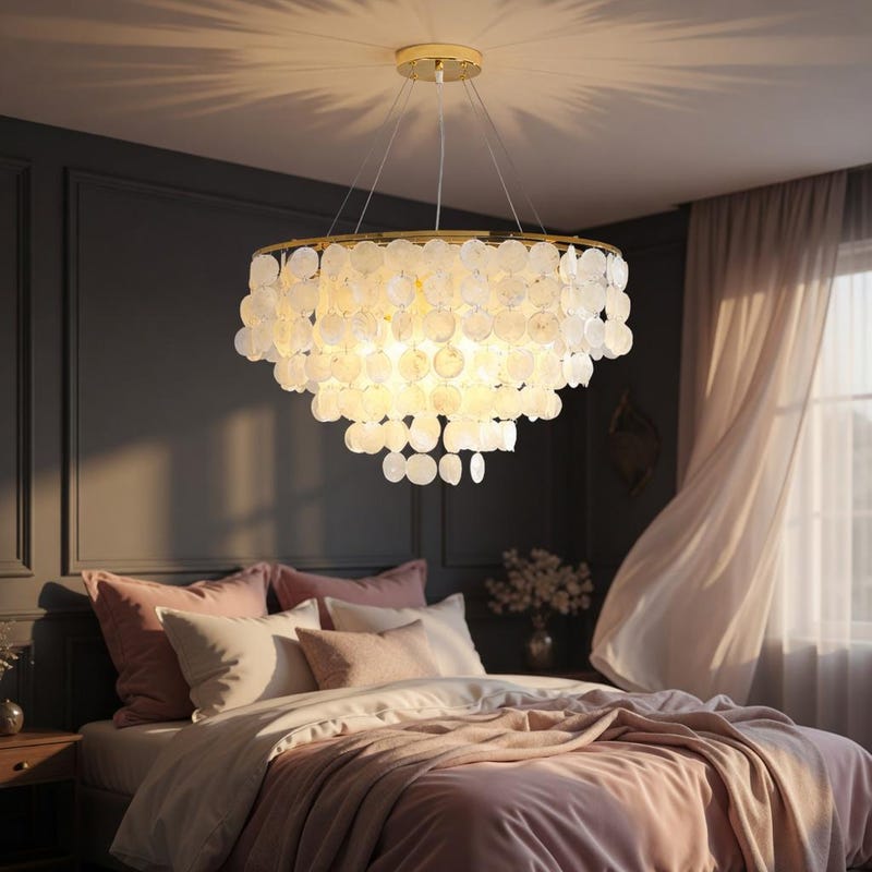 Gold Disc Chandelier - Etsy
