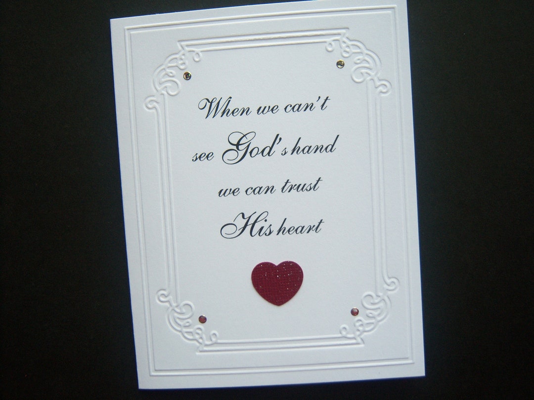 God's Heart Encouragement Card - Etsy