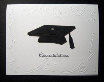 Handmade Graduation Card, Congratulations, Lined Embossed Envelope - Etsy