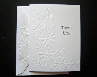 Embossed Thank You Cards Gift Set - Etsy