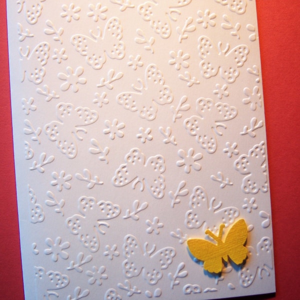Embossed Note Cards - Etsy