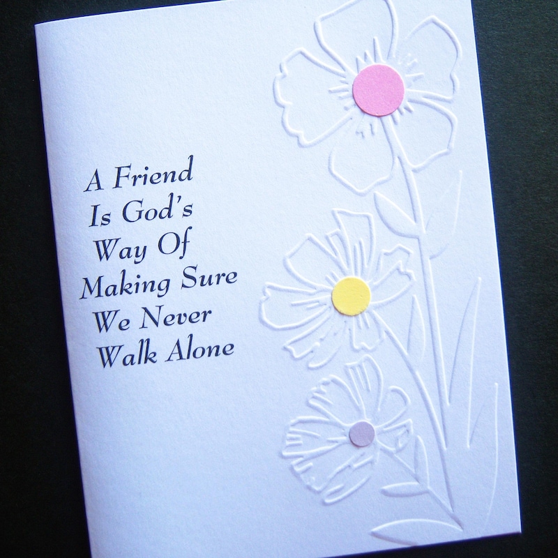 Large Friendship Card - Etsy
