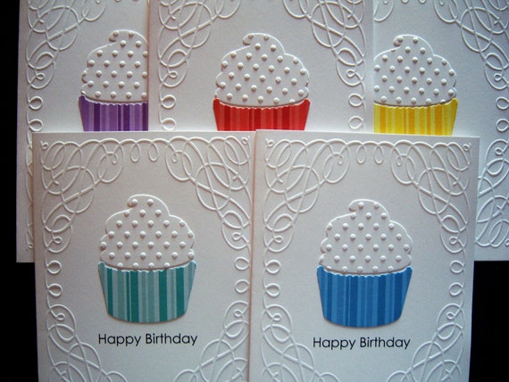 Birthday Cupcake Border