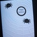 Set of Five Spooky Spiders on Embossed Web Halloween Cards - Etsy