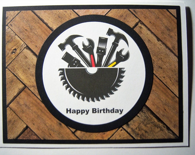 Wheel of Tools Birthday Card - Etsy