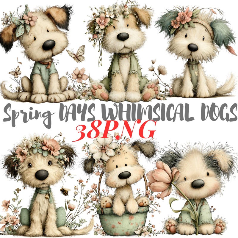 Spring Animals Clipart - Etsy