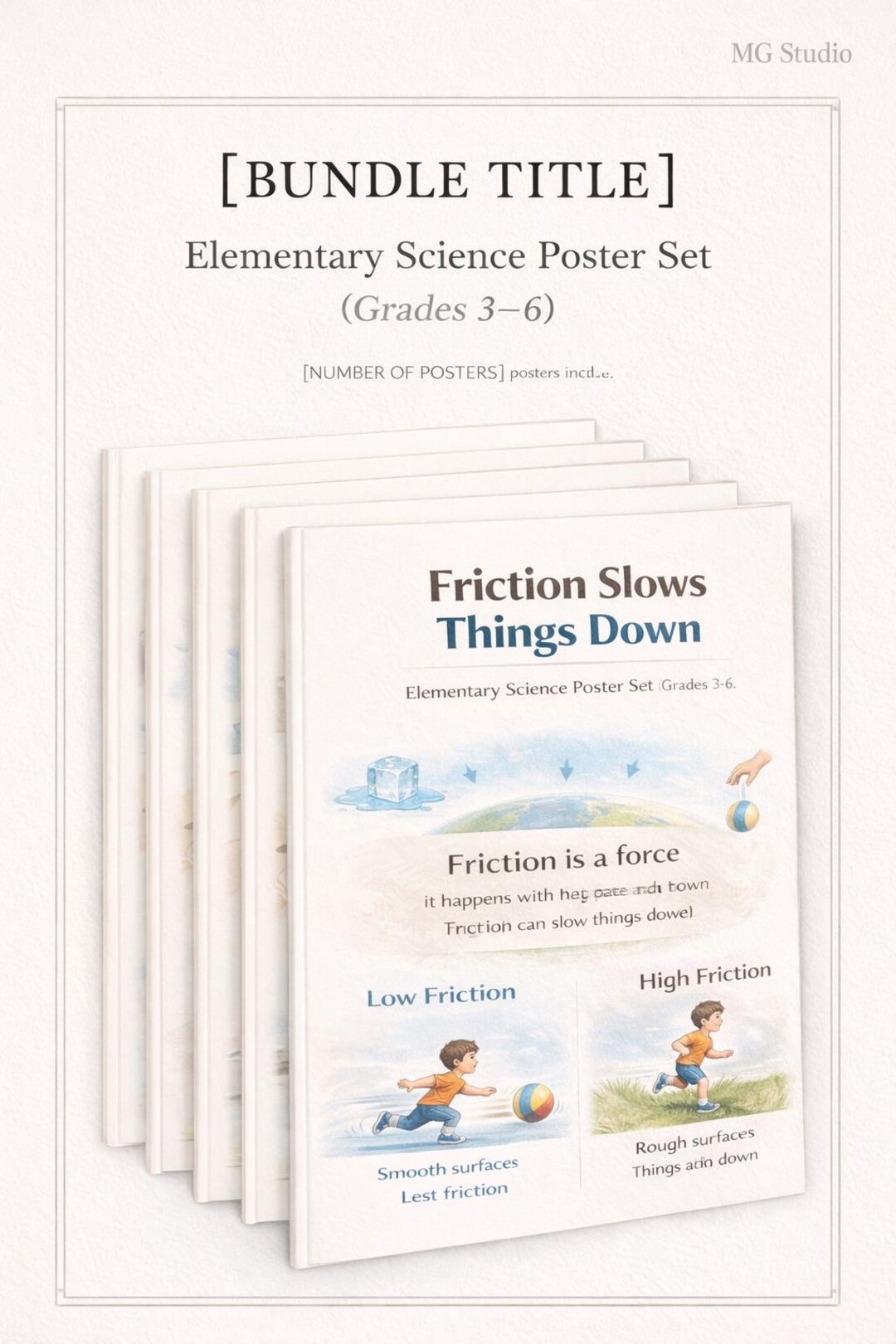 Elementary Science Posters Bundle – Life & Matter Concepts | Grades 3–6 ...