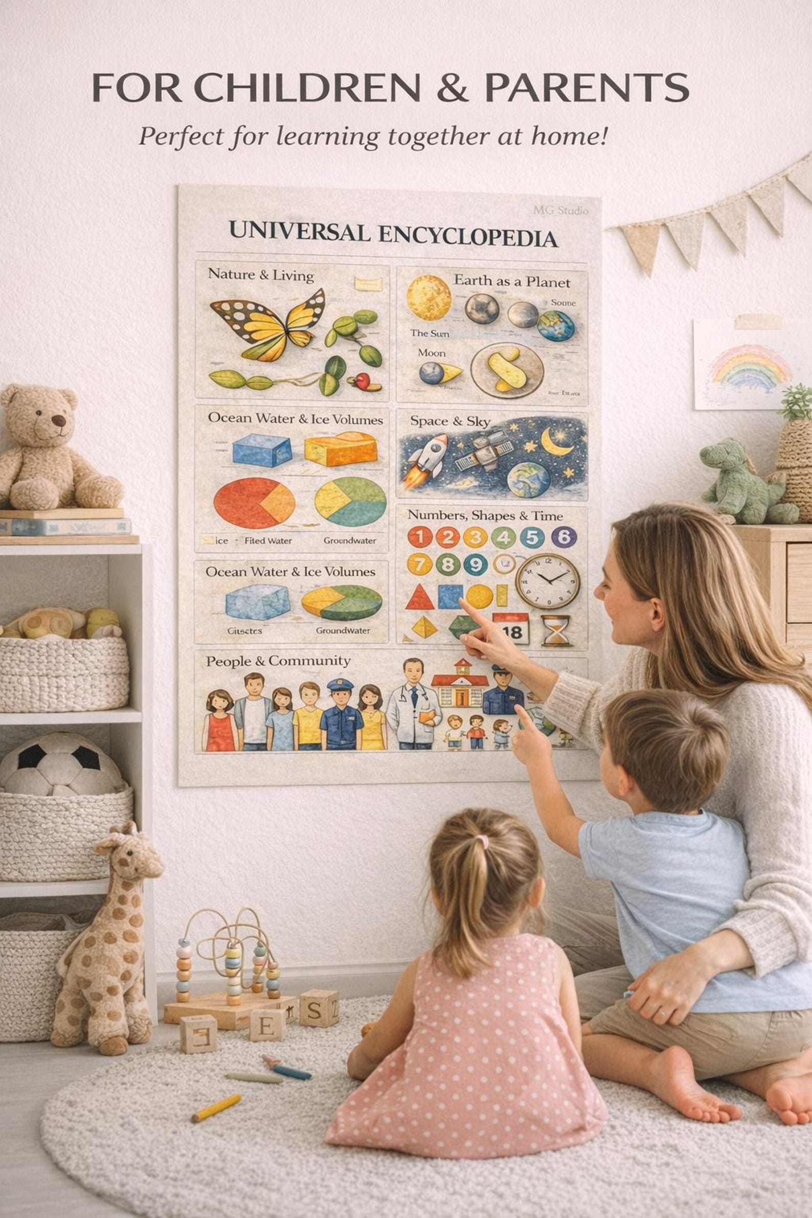Our Planet Earth | Children Visual Encyclopedia Poster | Printable ...