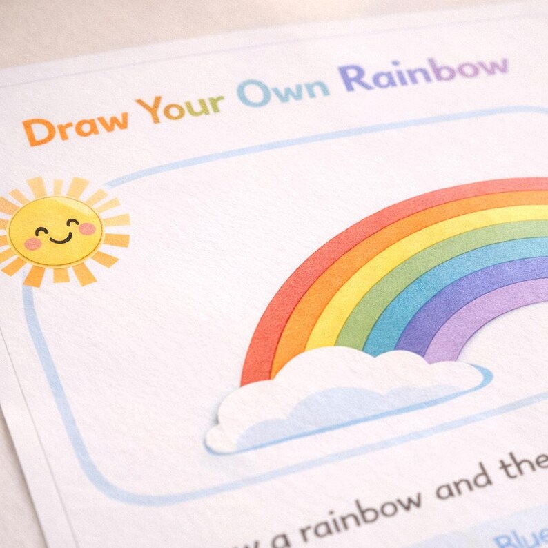 How Rainbows Form Poster | Science Activity, Worksheets (digital ...