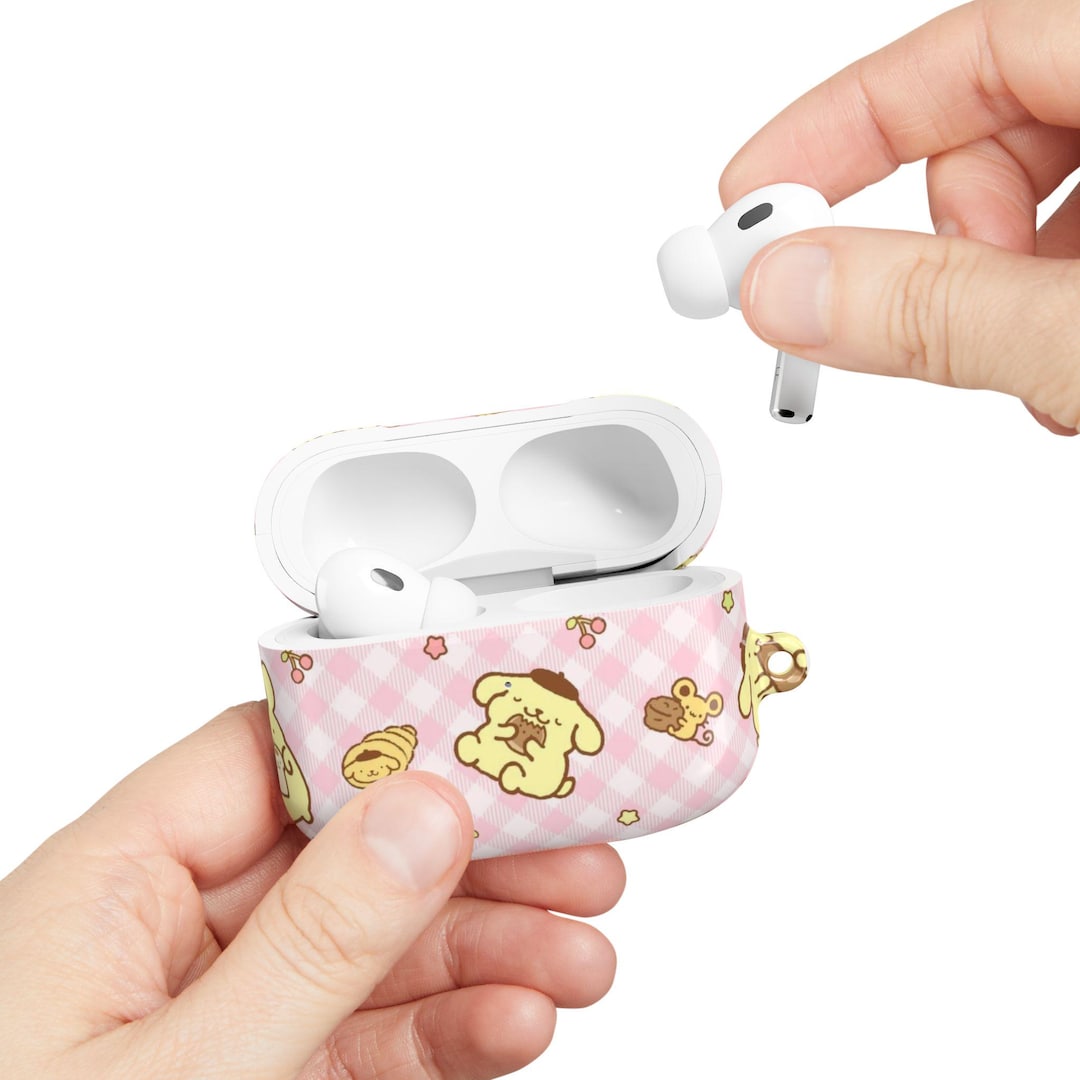 Pompompurin AirPod Case | Sanrio Character Cute Silicone Case - Etsy