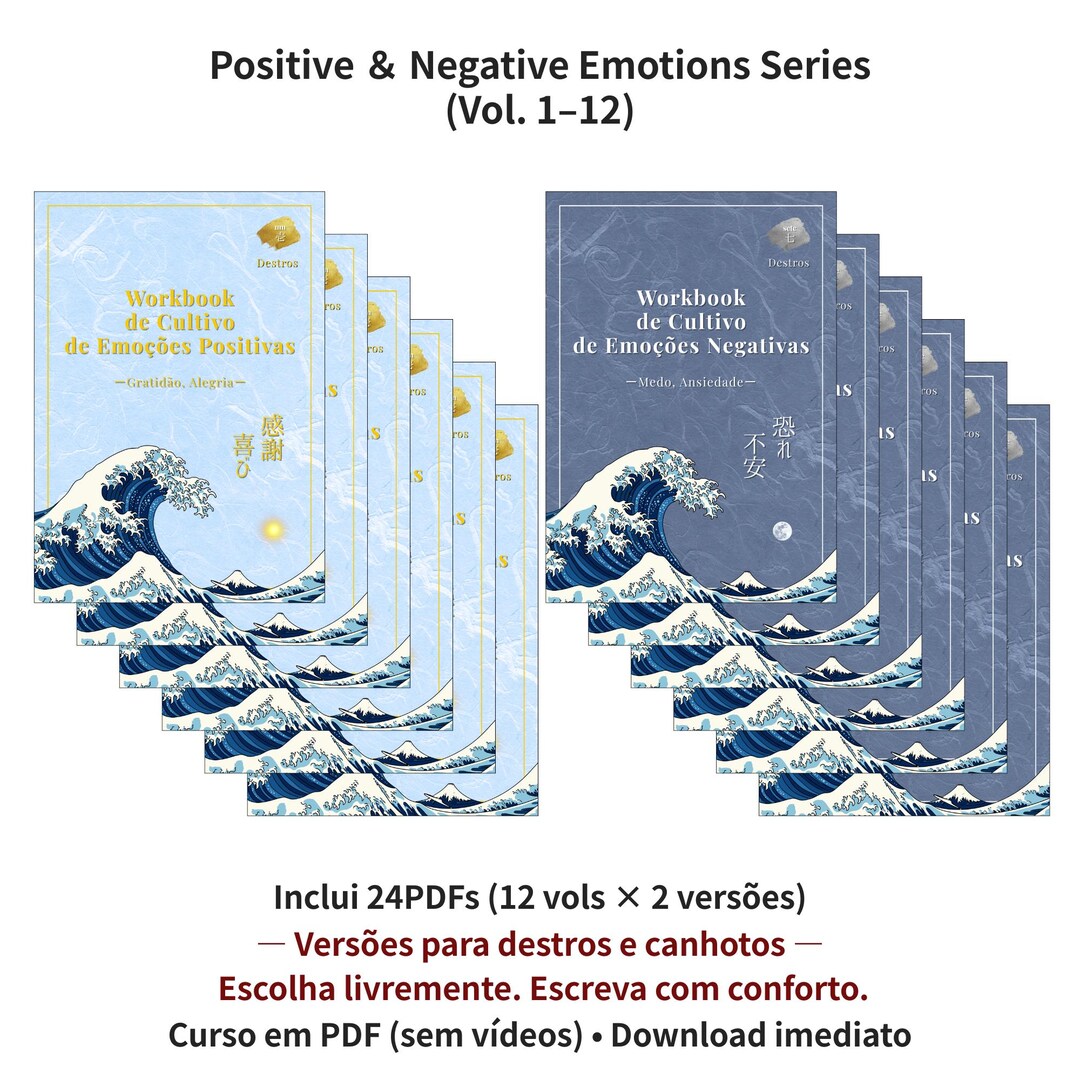 Japanese Inspired Journaling Workbook Bundle (12 Volumes) – Self ...