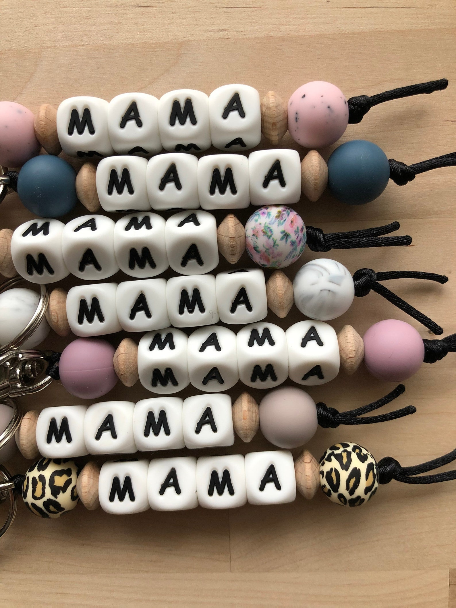 Custom MAMA Letters Keychain / Mama Keychain | Etsy