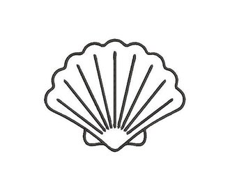 Oyster Machine Embroidery - Etsy